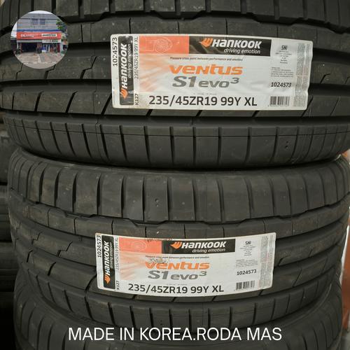 Jual Ban Hankook Ventus S1 Evo3 K127 235/45 R19 (Ban BYD Seal ...