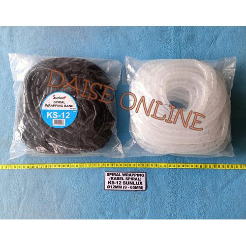 Jual Kabel Spiral (SPIRAL WRAPPING) KS-12 SUNLUX - Putih - Kab ...