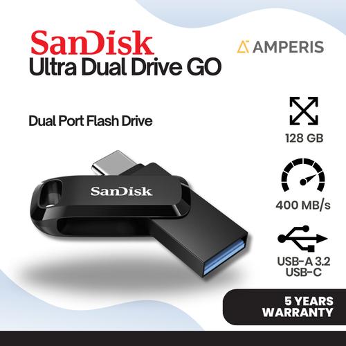 Jual Flashdisk SANDISK Ultra Dual Drive Go 128GB USB 3.2 Type A Type C ...