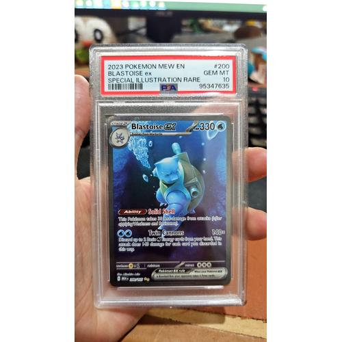 Jual PSA 10 GEM MINT Blastoise Ex Special Illustration Rare 200/165 SV ...