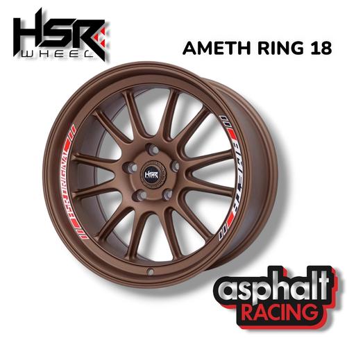 Jual VELG MOBIL JDM RACING R18 HSRWHEEL PCD 5X114,3 AMETH untuk CRV ...