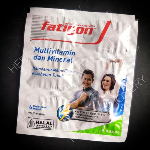 Jual Fatigon multivitamin dan mineral 1 strip isi 6 kaplet - Jakarta ...