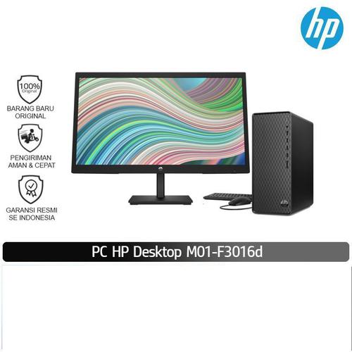 Jual HP Desktop M01-F3016d i5-13400 8GB 1TB SSD Win11 Home OHS Monitor ...