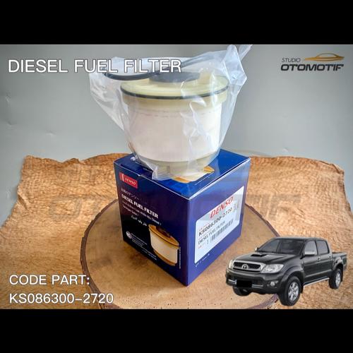 Jual Filter Solar Hilux Vigo Hiace 2005-2015 Denso 2720 Fuel Filter ...