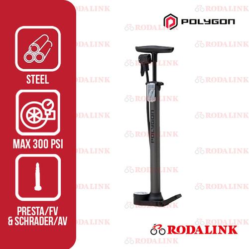 Jual Polygon Pompa Sepeda Shorty Dual Head 160 psi | Pompa Ban Sepeda ...