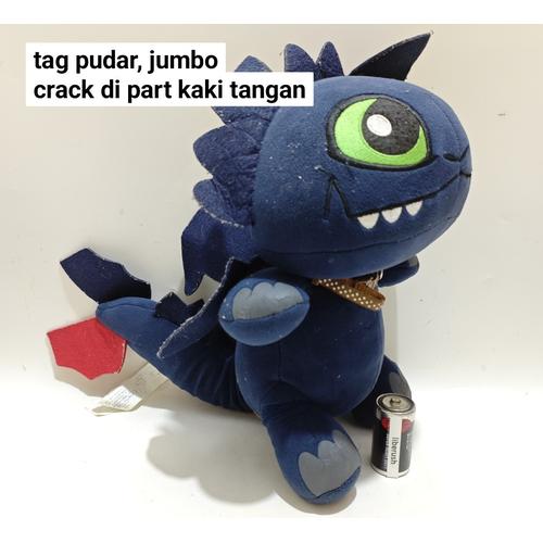 Jual how to train your dragon toothless plush doll boneka - Kota Malang ...