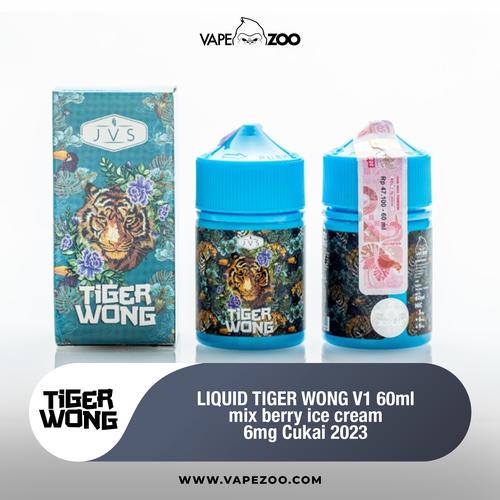 Jual LIQUID TIGER WONG V1 60ml mix berry ice cream - 6mg Cukai 2023 ...
