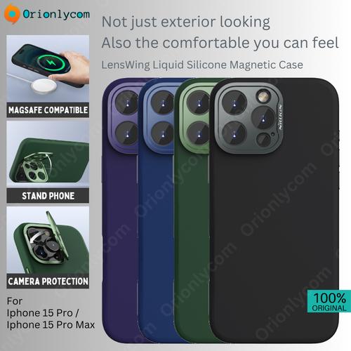 Jual Case Iphone 16 Pro Max / Pro NILLKIN Lens Wing Magnetic MagSafe ...