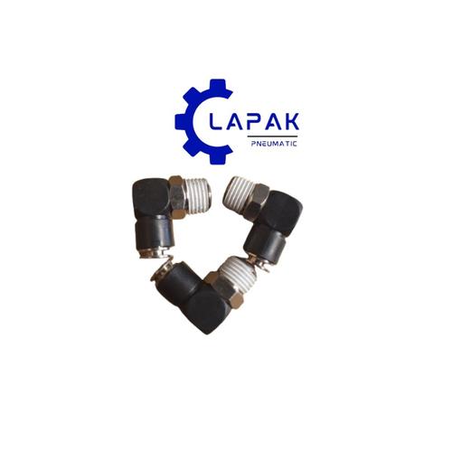 Jual Fitting Elbow NPL Ø 6 Shako/Fitting Pneumatic/Fitting Nepel - 3/8" - Kota Tangerang ...