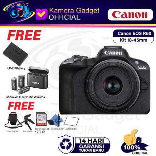 Promo Canon EOS R50 Body Only Mirrorless Camera EOS R 50 Original Resmi ...