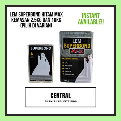 Jual Lem Kuning Superbond Hitam Max - Superbond Max (Ukuran 2,5kg galon ...