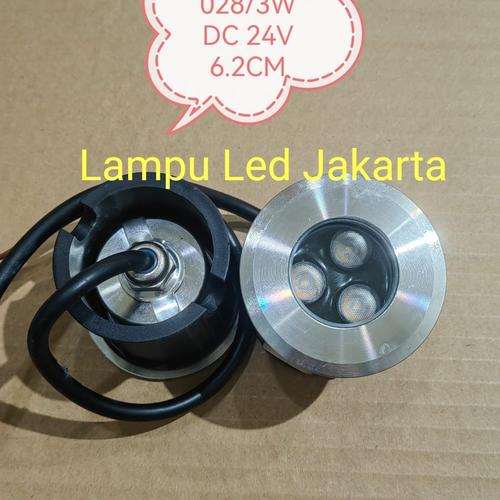 Jual lampu lantai dc 24v 3watt 3w. lampu uplight 3watt 24v. lampu ...