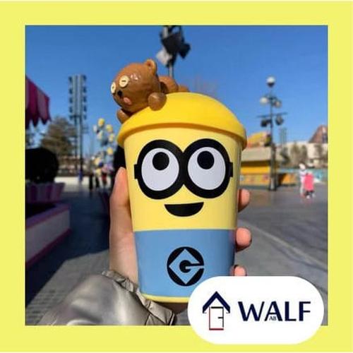 Jual Tumbler Minion Universal Studio Bob & Tim botol minum Minion Paket ...