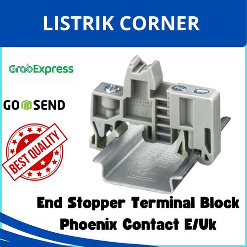 Jual End Stopper Terminal Block Phoenix Contact E/Uk - Jakarta Barat - Listrik Corner | Tokopedia