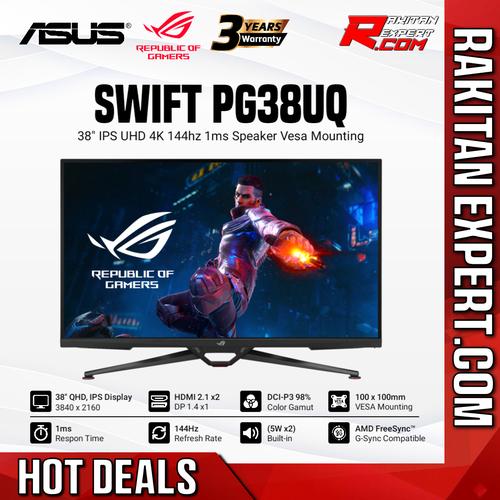Jual Monitor LED ASUS ROG SWIFT PG38UQ Fast IPS 4K UHD 144Hz 1ms ...