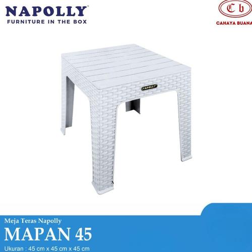 Jual Nappoly Meja Teras / Meja Napolly MAPAN 45 / Meja Plastik / Meja ...