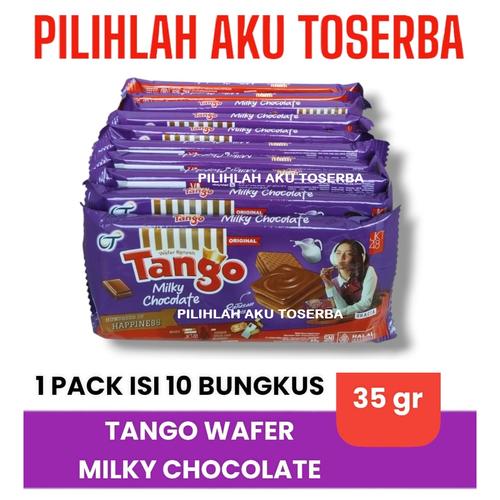 Jual Tango Wafer MILKY CHOCOLATE 35 gr - (HARGA 1 PACK ISI 10 SACHET ...