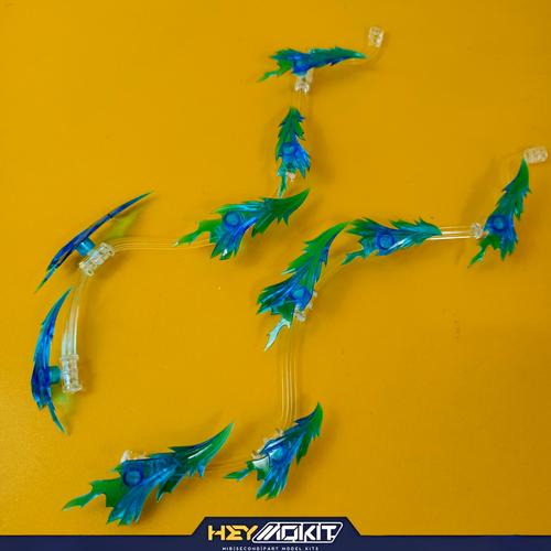 Jual MG 1/100 SNAA SUPERNOVA ZZA BLUE FLAME FRAME PART EFFECT FIRE FOR ...