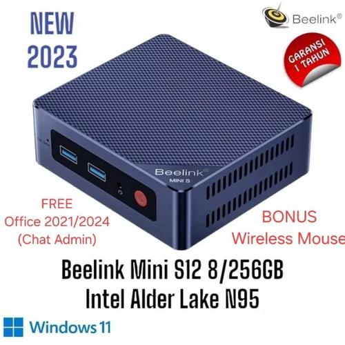 Jual Mini PC 2023 Beelink Mini S12 8/256GB Intel Alder Lake N95 12th Win11 - 8/256GB - Jakarta ...