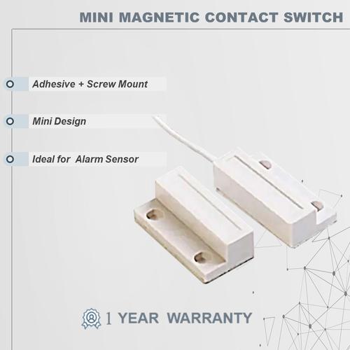 Jual Mini Magnetic Contact Switch Sensor Sticker Door Window Pintu ...