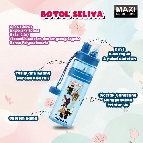 Jual Botol Air Minum Seliya / Botol Anak Sekolah 700 ml / Anak Laki ...