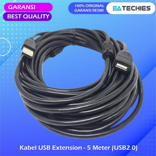 Jual Kabel USB 2.0 Extension 5 Meter Male to Female - Perpanjangan USB ...