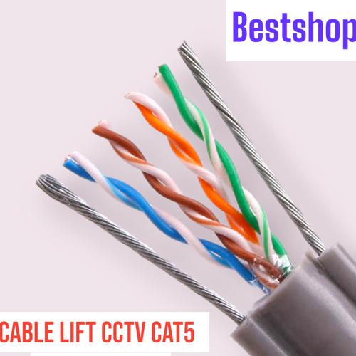 Jual Cable Lift Elevator Lan Rj45 Cat6 / Elevator Cable Lift Cat6 50 M ...