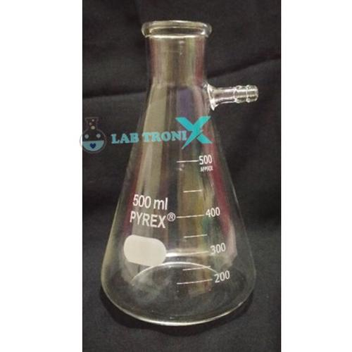 Jual Filtering Flask 1000 ml - Vacuum Flask / Filter Flask Glass 1 ...