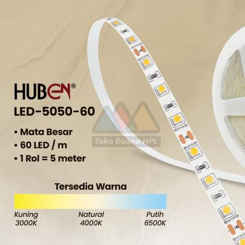 Jual LAMPU LED STRIP 5050 60K MATA BESAR - Putih - Kab. Bandung Barat ...