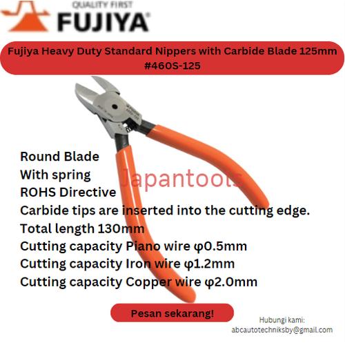 Jual Fujiya Heavy Duty Standard Nippers with Carbide Blade 125mm #460S-125 - Kab. Bekasi - Japan ...