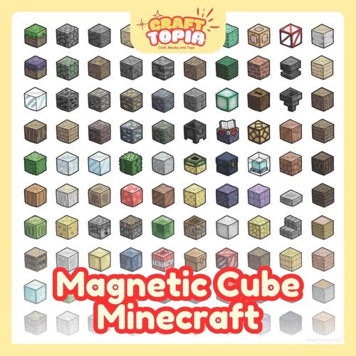 Jual [CRAFTOPIA] Minecraft Magnetic Blocks Satuan Mainan Anak Creative ...