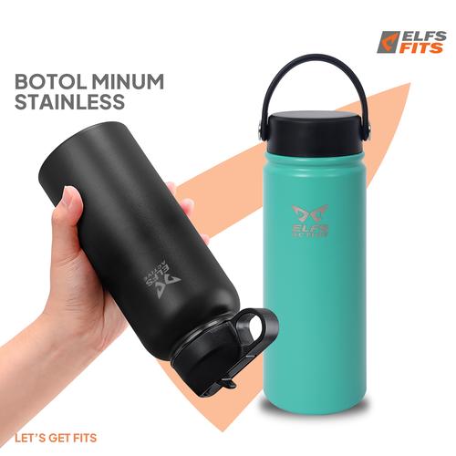 Jual ELFS FITS Botol Minum Olahraga Stainless 304 Sport Bottle gym ...