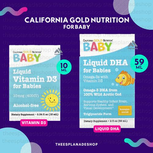 Jual CALIFORNIA GOLD NUTRITION Baby Liquid DHA Omega-3s with Vitamin D3 ...