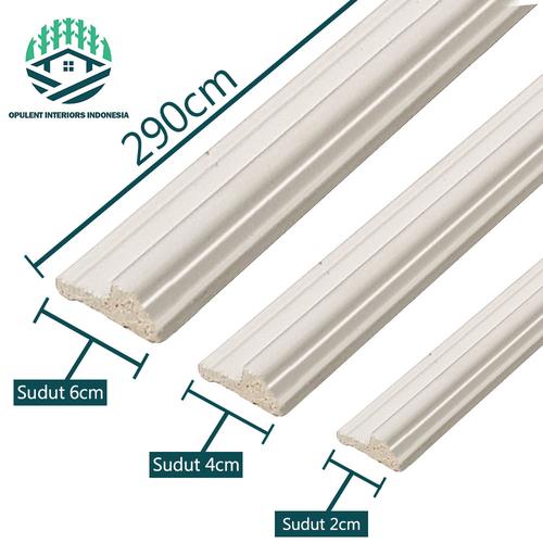 Jual Promo Bahan List Dinding Wall Moulding PVC Murah Dekorasi Interior ...