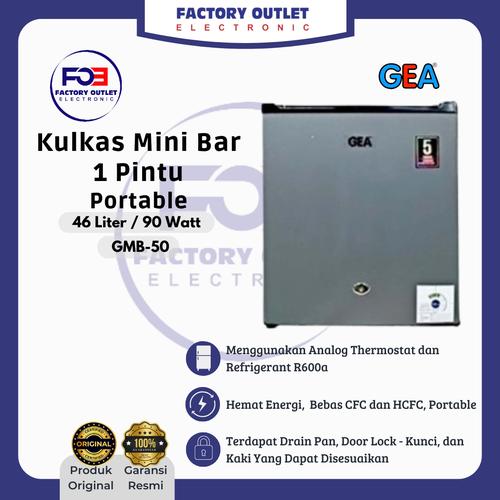 Jual GEA GMB-50 GMB 50 Kulkas Mini Bar Portable 1 Pintu Kulkas Hotel 46 ...