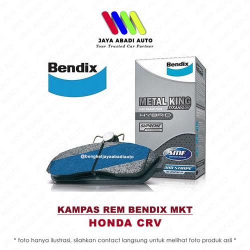 Jual Brake Pad / Kampas Rem BENDIX MKT Metal King Titanium - HONDA CIVIC FB 2.0 (2012-2015 ...