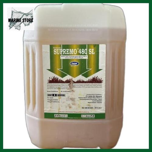 Jual WARING STORE HERBISIDA SUPREMO 480 SL 20 LITER/RACUN HAMA ILALANG ...