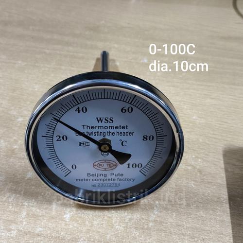 Jual Thermometer temperature gauge WSS 401 4 inch jamur 10cm 100C model payung - Jakarta Barat ...