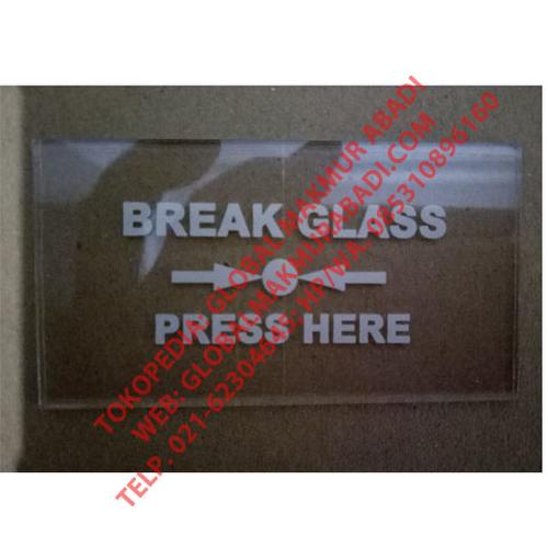 Jual KACA REPLACEMENT UNTUK MANUAL BREAK GLASS CALL POINT - Jakarta ...