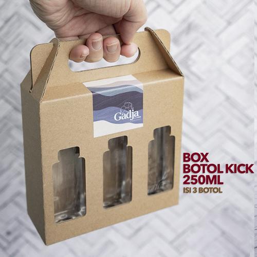 Jual Dus Botol Kick 250ml Isi 3 Box Jinjing Packaging Minuman Kopi ...