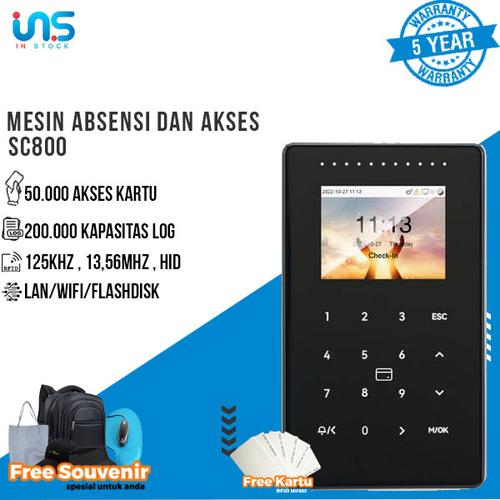 Jual Mesin Absensi Kartu RFID & Akses Kontrol SC800 Pengganti MAGIC ...