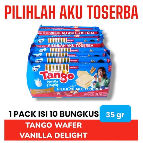Jual Tango Wafer VANILLA DELIGHT 35 gr - (HARGA 1 PACK ISI 10 SACHET ...