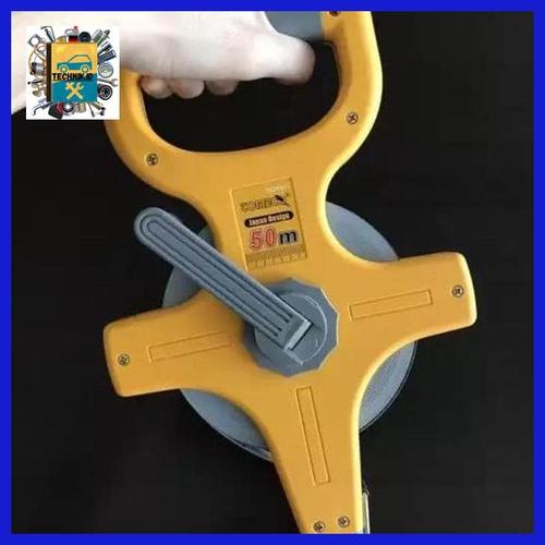 Jual TECHNIK.ID Tomeco Meteran Roll Gagang 50 Meter Pita BESI ...