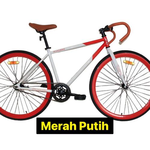 Jual SEPEDA BALAP FIXIE TORPEDO 700C EVERGREEN MODEL TERBARU - Merah ...