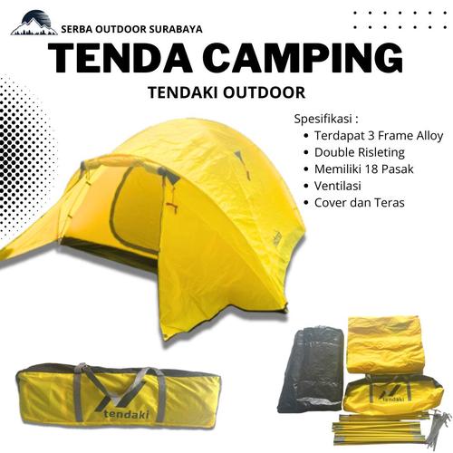 Jual Tenda Camping Kapasitas 3-5 Orang Tendaki Borneo Outdoor - Kota ...