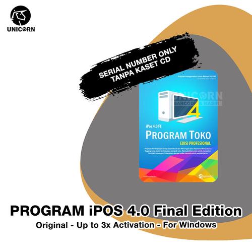 Jual Software Toko Penjualan Kasir Original - iPOS 4 4.0 Professional FE Final Edition - Kota ...