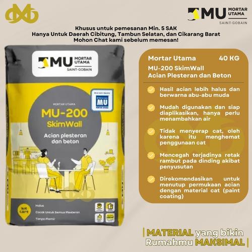 Promo Semen Mortar Utama | MU 200 SkimWall | Acian Plesteran dan Beton ...