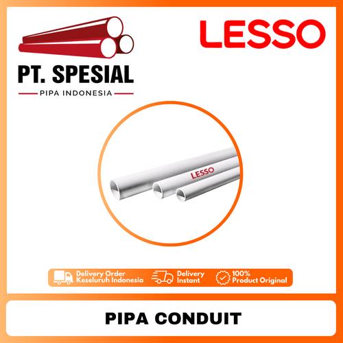Jual Pipa Conduit Lesso / Pipa Listrik Lesso DN40 / Pipa Conduit - 10 ...