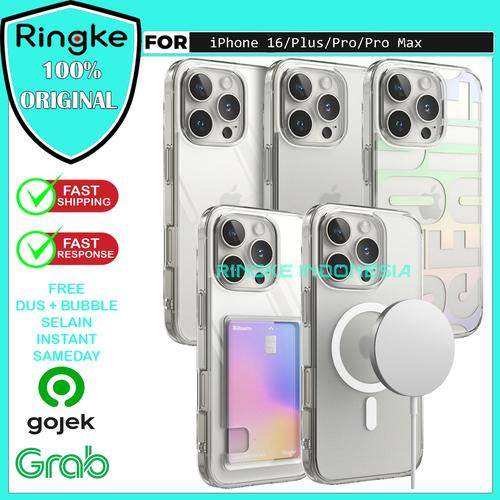 Jual Case iPhone 16 Pro Max Plus 16 Ringke Fusion MagSafe Magnetic Card Slot Holder Casing ...