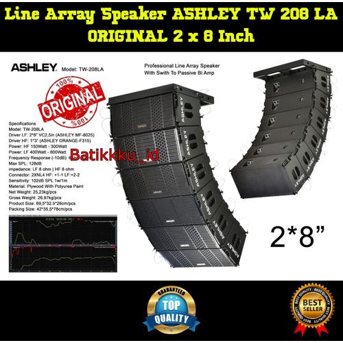 Jual Line Array Speaker ASHLEY TW 208 LA TW208LA TW 208LA Original 2 x 8 Inch - Jakarta Barat ...